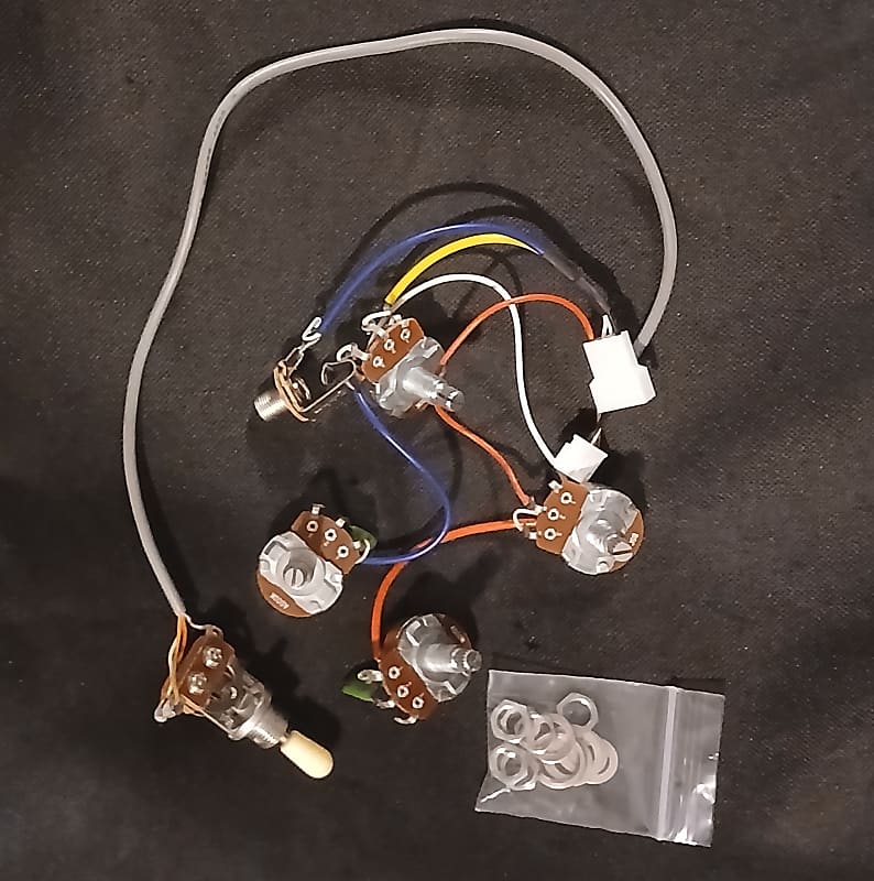 Genuine Epiphone LP Wiring Harness Alpha Pots | Reverb