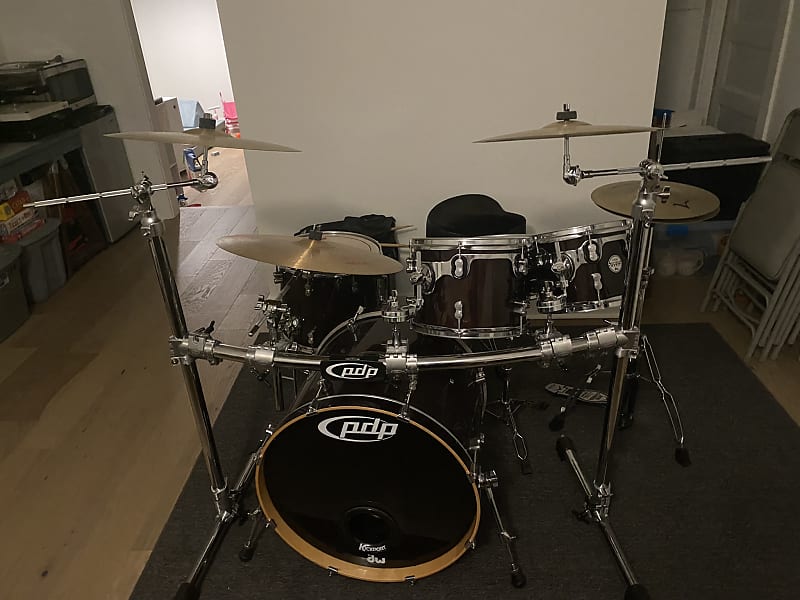PDP Concept Maple full kit w/ rack & cymbals | Reverb