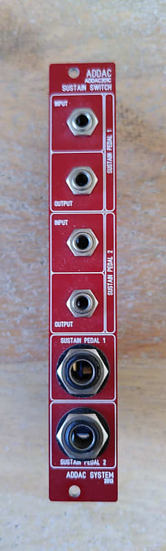 ADDAC System ADDAC301C Sustain Switch Red | Reverb