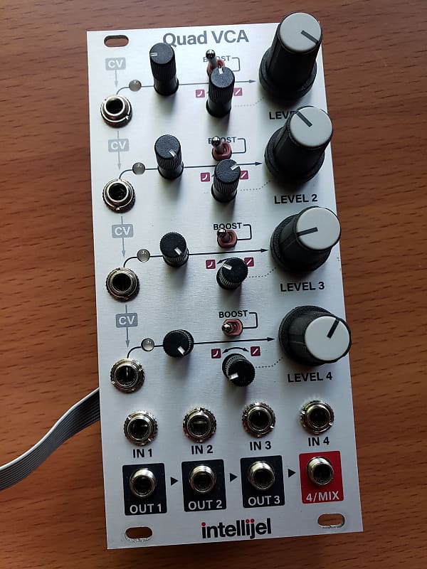 Intellijel Quad VCA Silver | Reverb