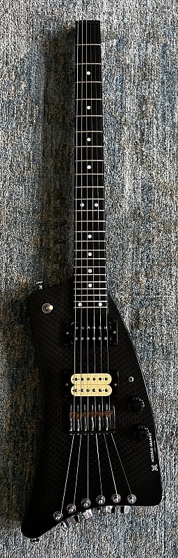 Modulus Monocoque Flight 6 Guitar 1980's - Black All graphite | Reverb