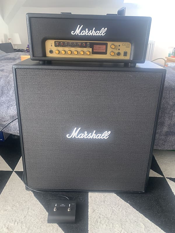 Marshall Code 100w Head and 4x12 code cab 2017 - Black | Reverb UK