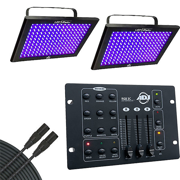 American DJ RGB 3C DMX Lighting Controller w/ Chauvet LED | Reverb