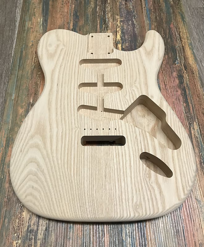 Strat/Tele Hybrid Body! ( 2-Piece Ash) | Reverb