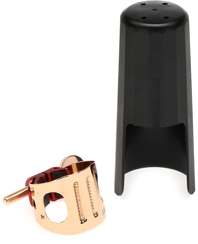 BG LDS9 Duo Ligature for Soprano Saxophone - Rose Gold | Reverb