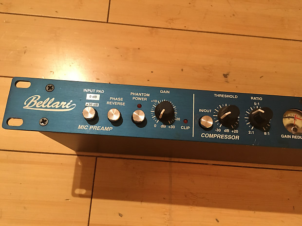Bellari RP 503 Tube Channel Strip, Preamp, EQ, & Compressor | Reverb