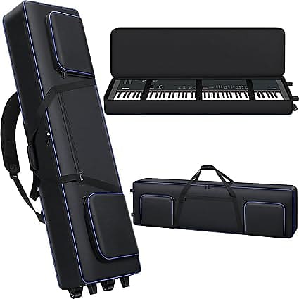 88 Key Keyboard Case with Wheels (53"x14.5"x7") | 88 Key | Reverb