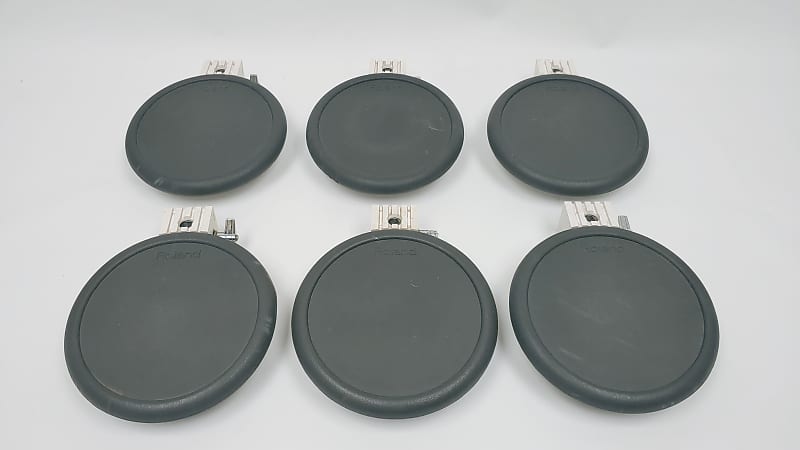 Lot of 6 Roland PD-7 Trigger Pads | Reverb