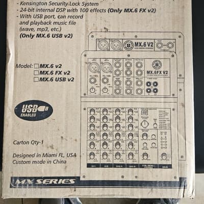 Topp Pro MX.6v2 | 6 Channel Compact Mixer | 2 Microphone | Reverb