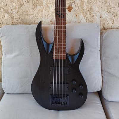 Solar Guitars 5 string bass AB2.5BOP 2023 - Matte black | Reverb