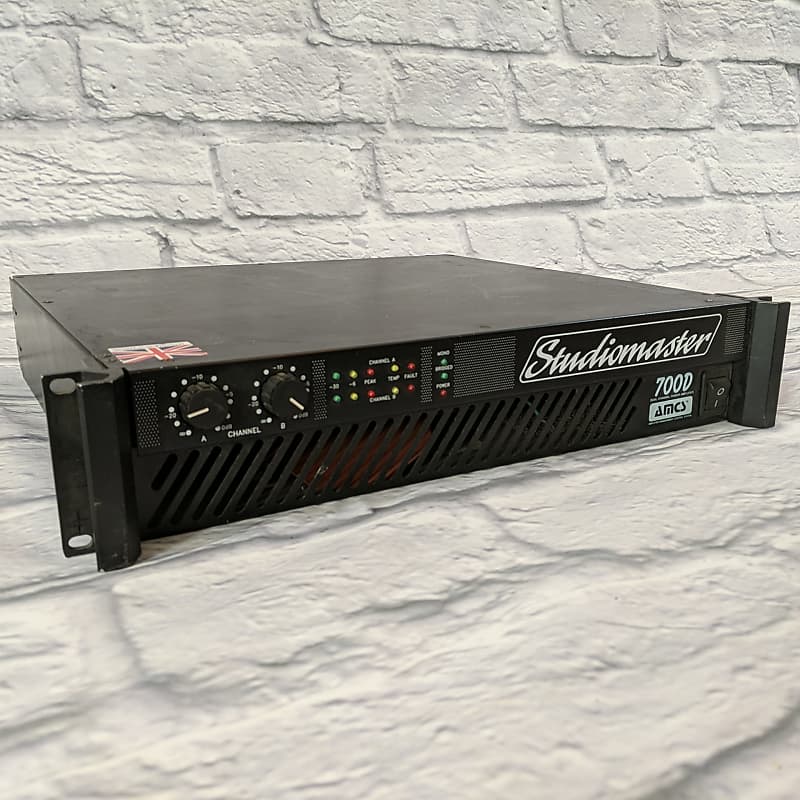 Studiomaster 700D Dual Channel Power Amp | Reverb