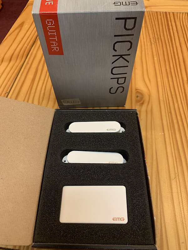 EMG-SA/SA/89 - White Active Pickup Set | Reverb