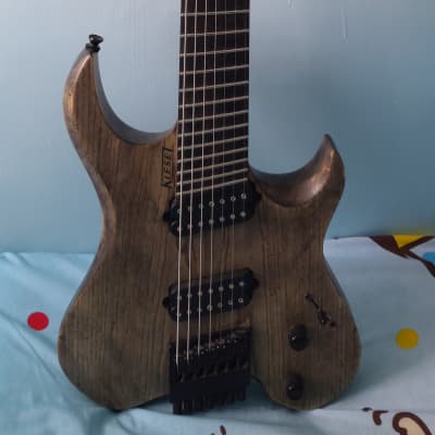 Kiesel Vader multiscale 7 string guitar 2018 Antique ash | Reverb