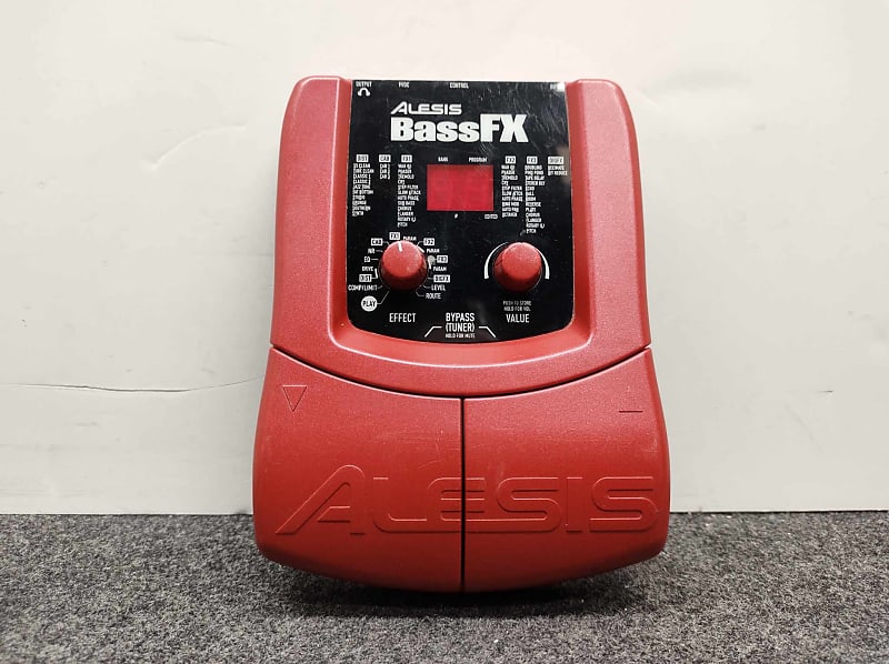 Alesis Bass FX - Multi Effects Bass Pedal - Red | Reverb