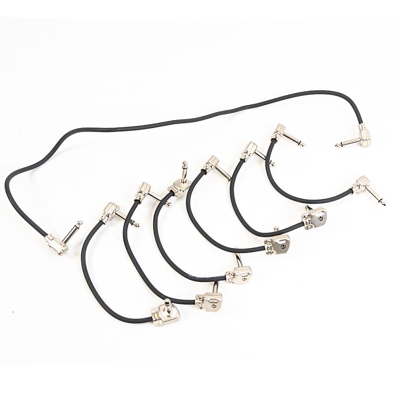 Lot of 7 Patch Cables Mogami Wire w/ Rean Plugs - 6x 6”, | Reverb UK