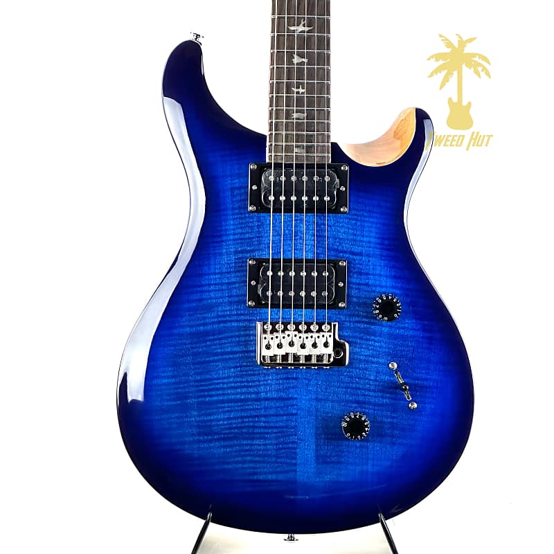 PRS SE CUSTOM 24 Faded Blue Burst 2021 | Reverb