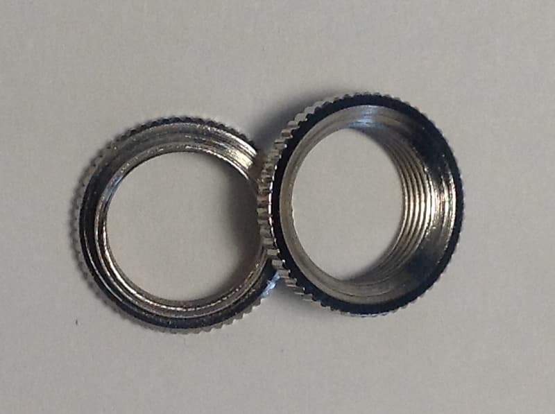 2 Fine Shouldered Deep Toggle Switch Nut Nickel For | Reverb