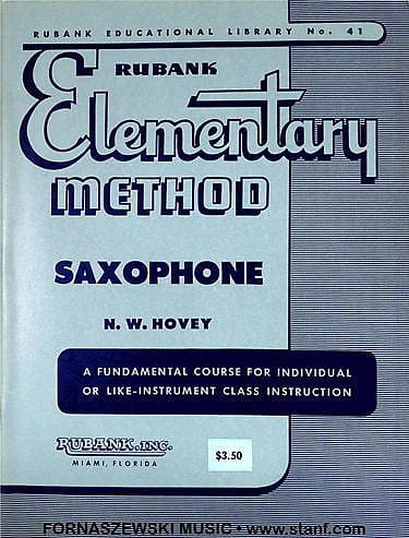 Rubank Elementary Method - Saxophone Book | Reverb