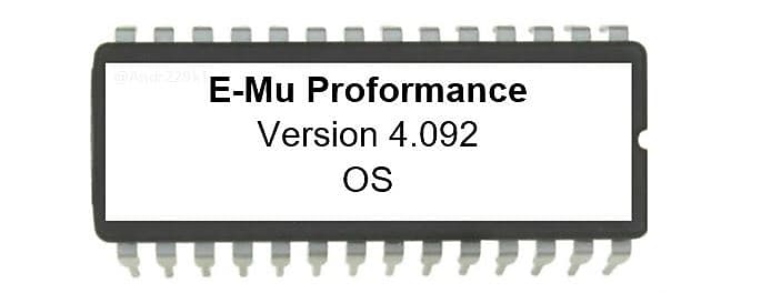 E-MU Proformance - Version 4.092 OS EPROM ROM upgrade | Reverb France