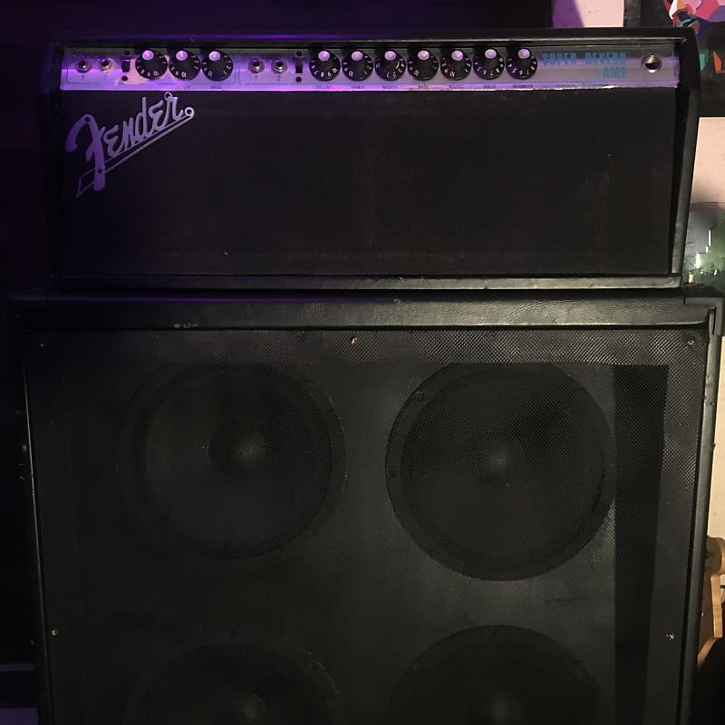 Fender Super Reverb 2-Channel 40-Watt 4x10" Head and Cabinet | Reverb