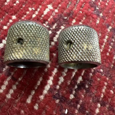 Fender Brass telecaster knobs 1952 Chrome Over Brass | Reverb