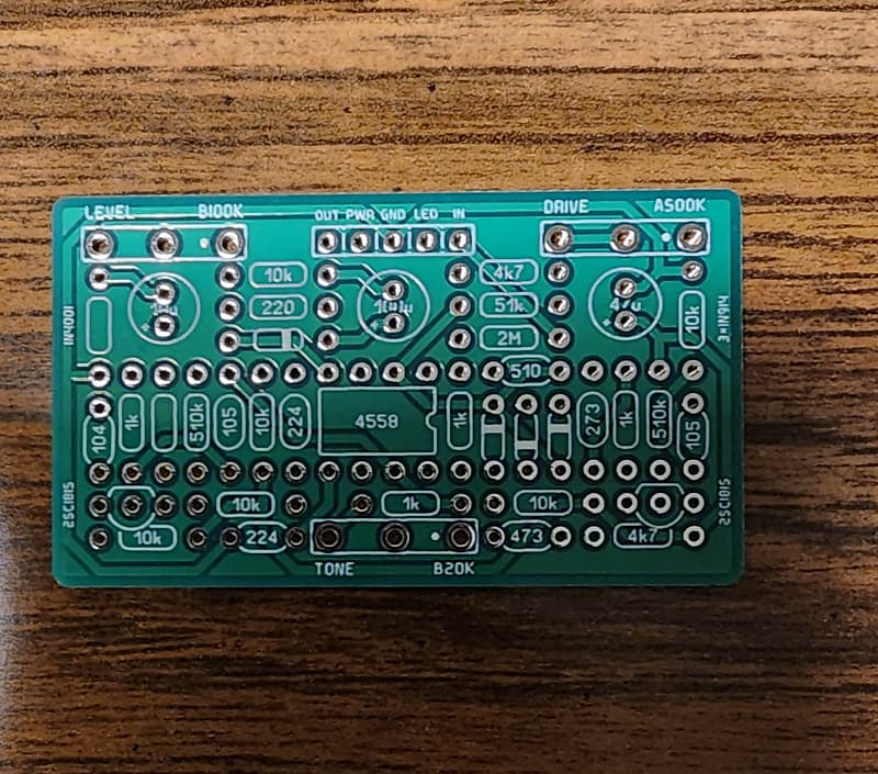 Tubescreamer Style TS9 PCB DIY Pedal | Reverb