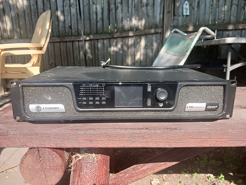 Crown CDI4x600 4 Channel power amp with DSP- Black | Reverb
