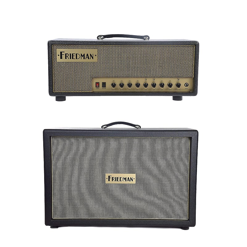 Friedman Runt 50 2 Channel 50W EL34 Head and 2x12 Rear-Ported | Reverb