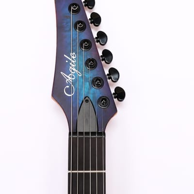 Agile 27" Scale Legacy Plus 627 EB Satin Blue / Purple Burst | Reverb
