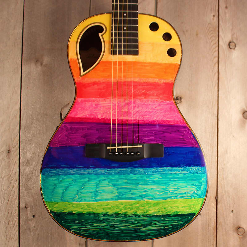 Greg Bennett by Samick GPH 100 SRE CUSTOM ART GUITAR #3 | Reverb