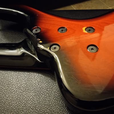 Rare Robin Machete 5 string bass 1988 Sunburst | Reverb