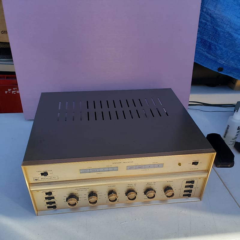 Very Rare Bogen AP-60 Integrated Tube Amplifier, 60 WPC 8Ω, | Reverb