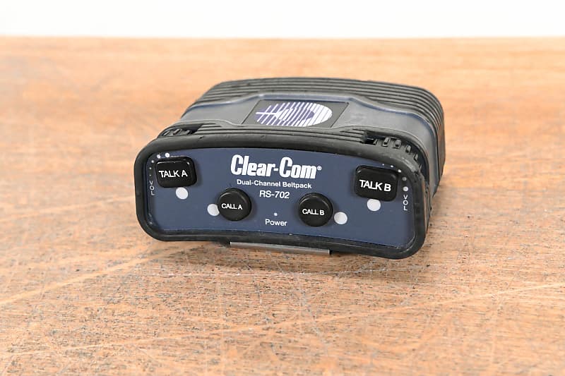 Clear-Com RS-702 Two-Channel Intercom Belt Pack CG01DDX | Reverb