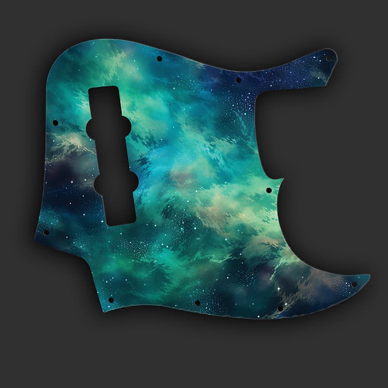 Unique Fender Jazz Bass pickguard 3 Ply (W/B/W) 10 mounting | Reverb