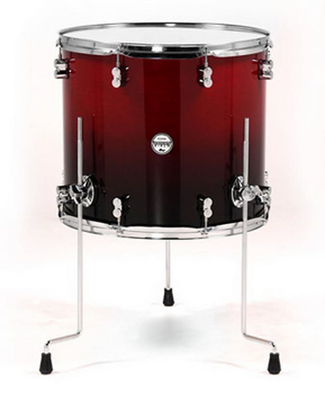 PDP Concept Series Birch Floor Tom, 16x18, Cherry to Black | Reverb
