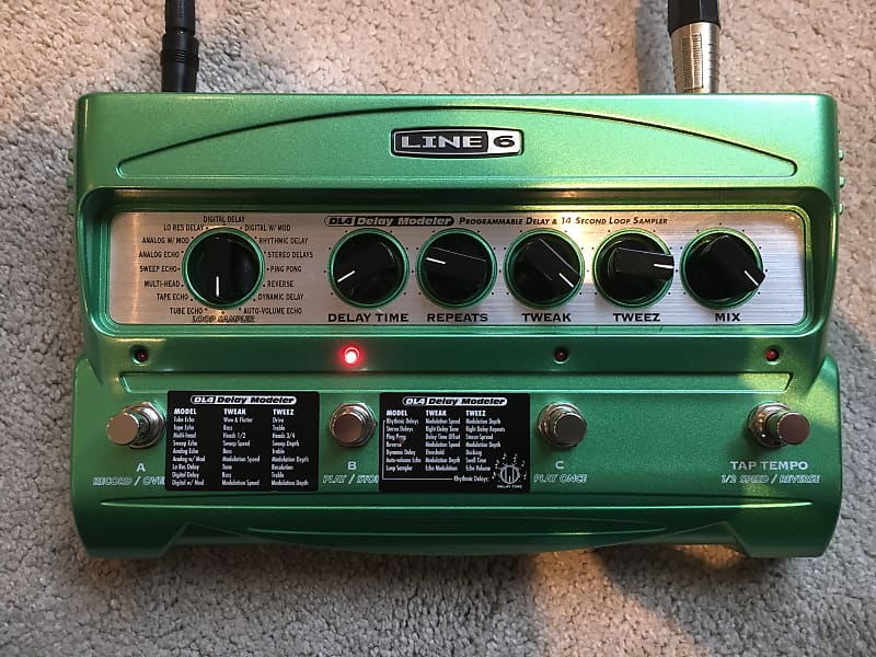 Line 6 DL4 Delay Modeler + Power Supply Green | Reverb