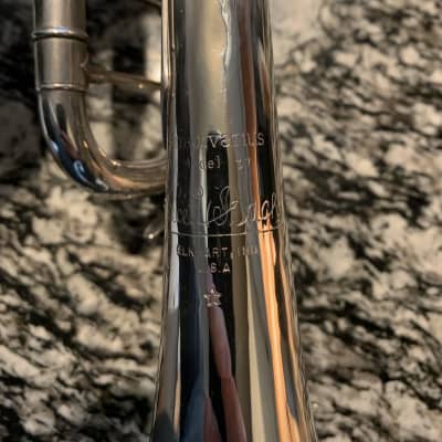 Bach Model 37 Stradivarius Trumpet (ML 78976) 1973 - Silver | Reverb
