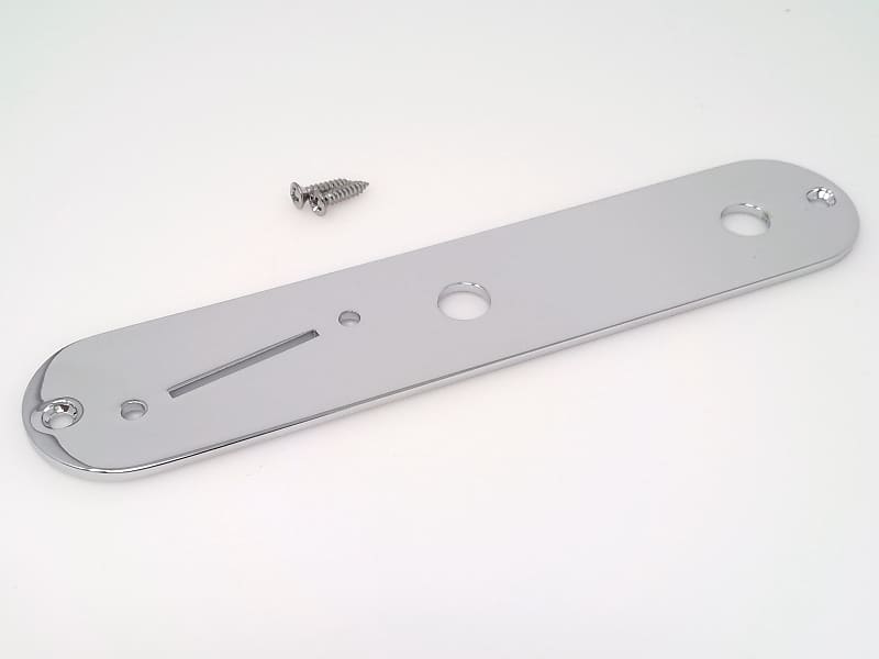True Custom Shop® Chrome Slanted Switch Control Plate for | Reverb
