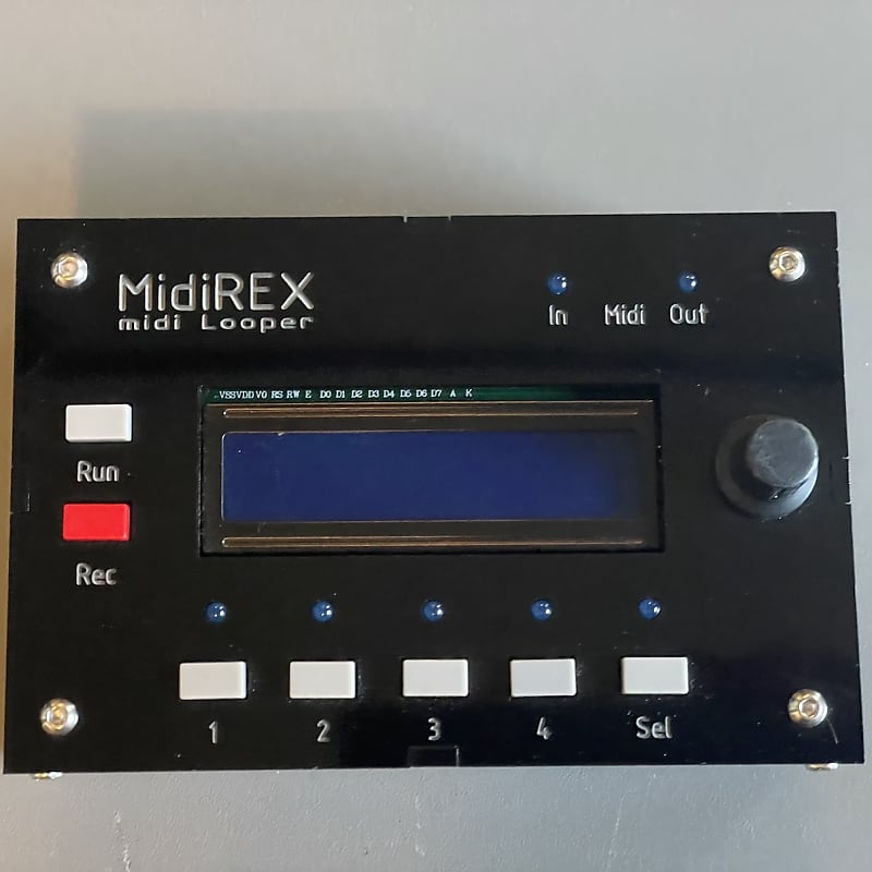 MidiREX 4 Track MIDI Looper, 2010's - Black Case | Reverb