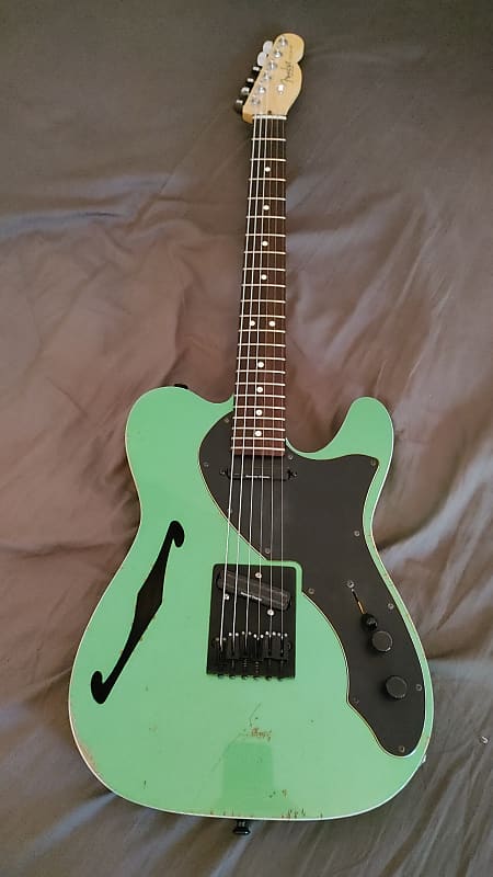 Thinline Telecaster Candy Apple Green | Reverb
