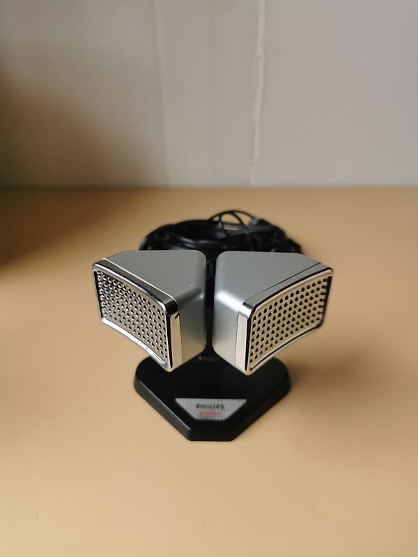 Philips N-8402 VINTAGE Dynamic Stereo Microphone 1973-1975 | Reverb