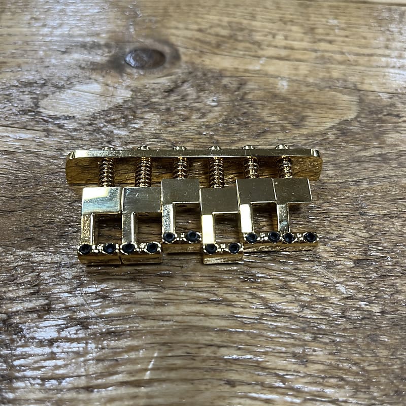 Burns Rezo-Tube Bridge Saddles Gold (Shadows Custom) | Reverb