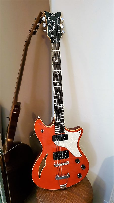 Schecter TSH-1, 2001, Orange, Seymour Duncan, Excellent | Reverb