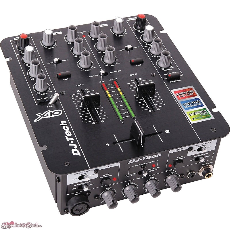 DJ Tech - X10 - USB Professional 2-Channel DJ Mixer | Reverb