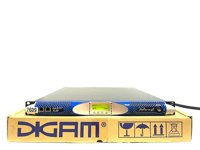 POWERSOFT DIGAM K20 2-CH POWER AMPLIFIER NON DSP(742 HOUR) | Reverb