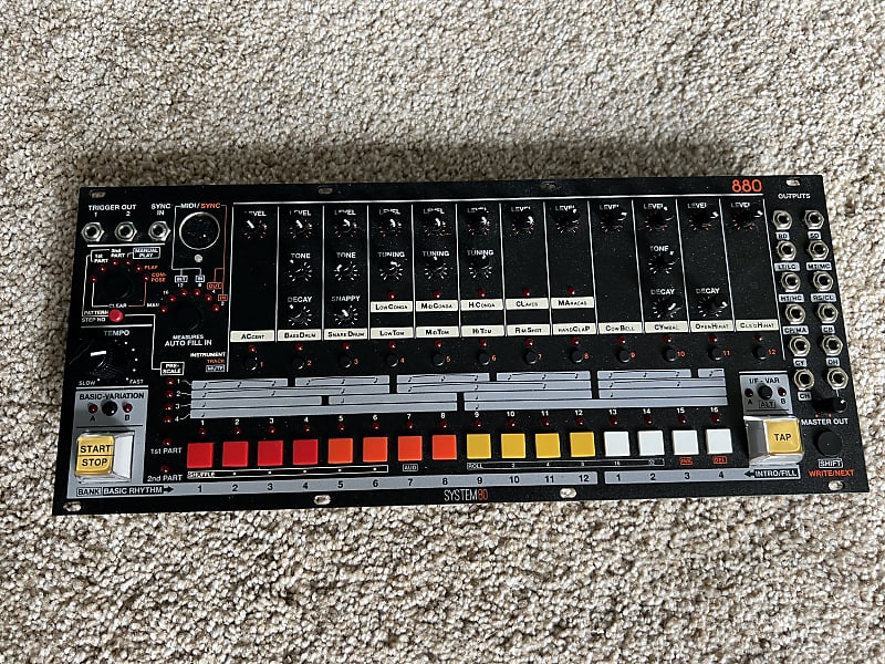 System80 880 Analog Drum Machine Eurorack w/ 881 Trigger | Reverb