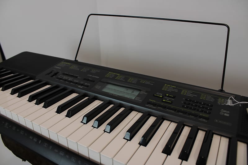 *Charity*Casio CTk-2080 2010s - Black with Matte Grey | Reverb