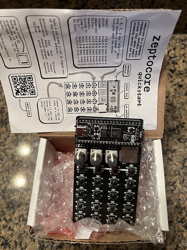 Infinite Digits Zeptocore Jungle Shuffler w/ FX - Black | Reverb