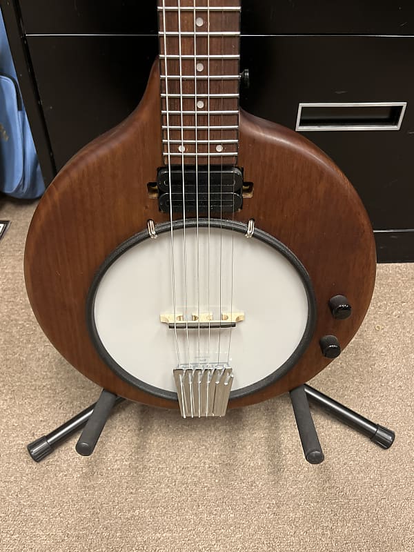 Goldtone Banjitar 2000’s Dark brown stain | Reverb