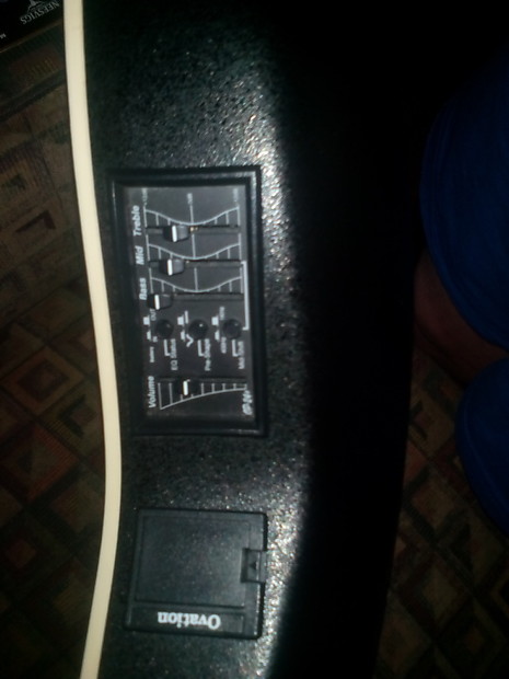 Ovation balladeer 4861 Black | Reverb